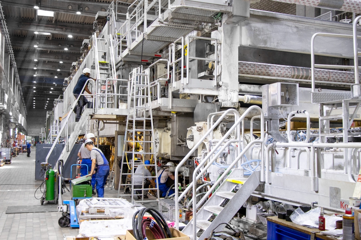 Koehler Paper keeps its machines up to date during summer | PaperFIRST