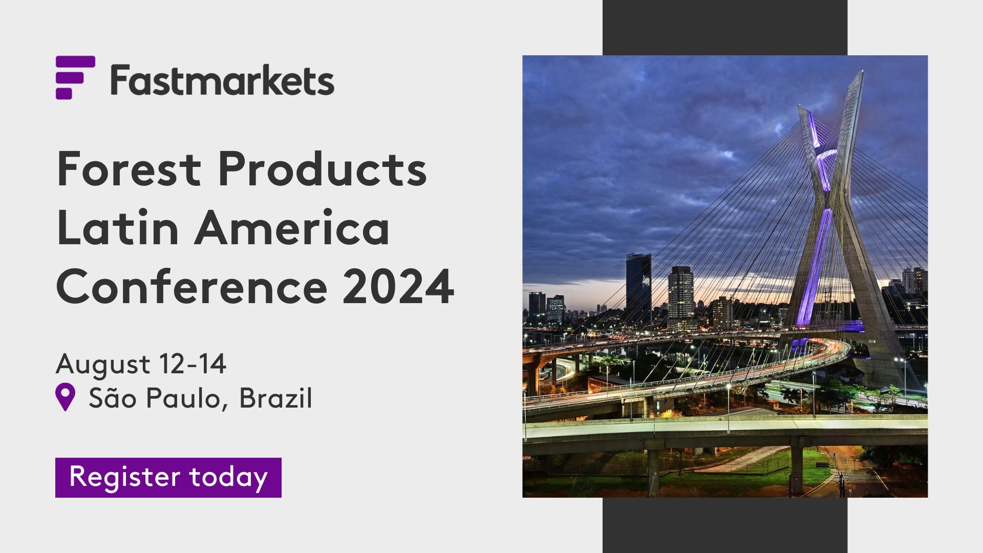 São Paulo to host Fastmarkets forest products event in its 19th year ...